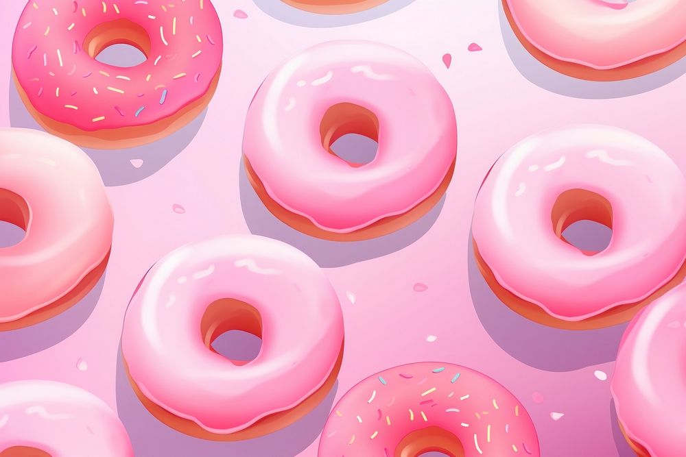 Minimal flat vector donuts gradient | Premium Photo Illustration - rawpixel