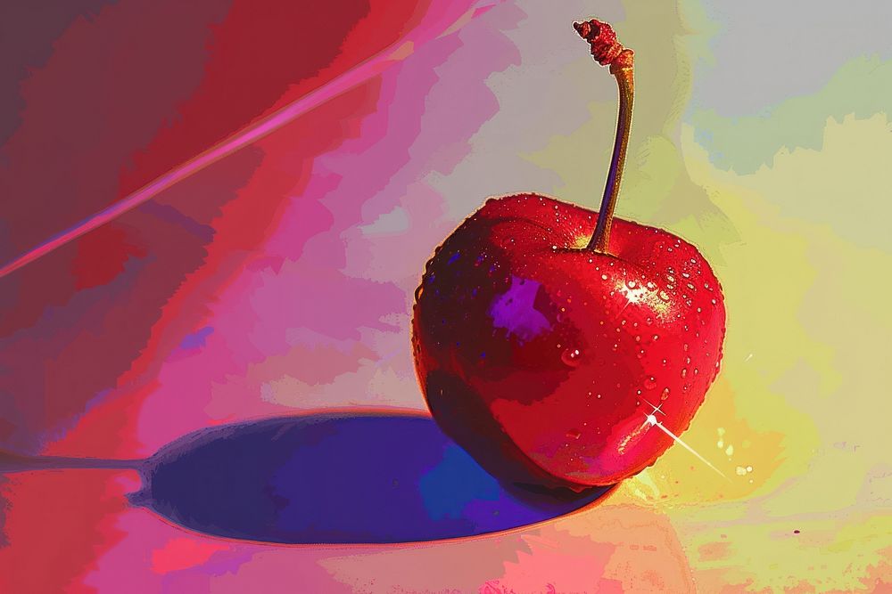 Cherry apple fruit plant. | Free Photo Illustration - rawpixel