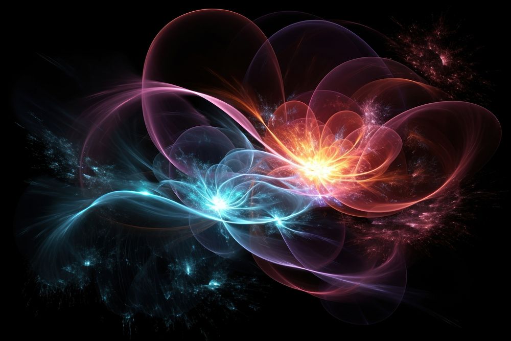 Magnetic field light backgrounds technology. | Free Photo Illustration ...