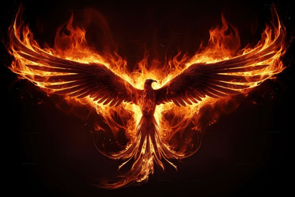 Phoenix fire burning flame. | Premium Photo Illustration - rawpixel