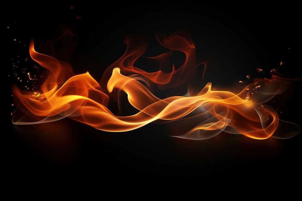 Photo fire ribbon shape burning | Free Photo Illustration - rawpixel