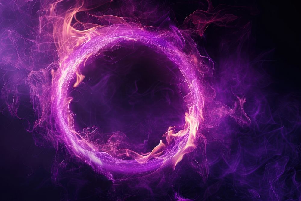 Purple fire ring pattern burning | Free Photo Illustration - rawpixel