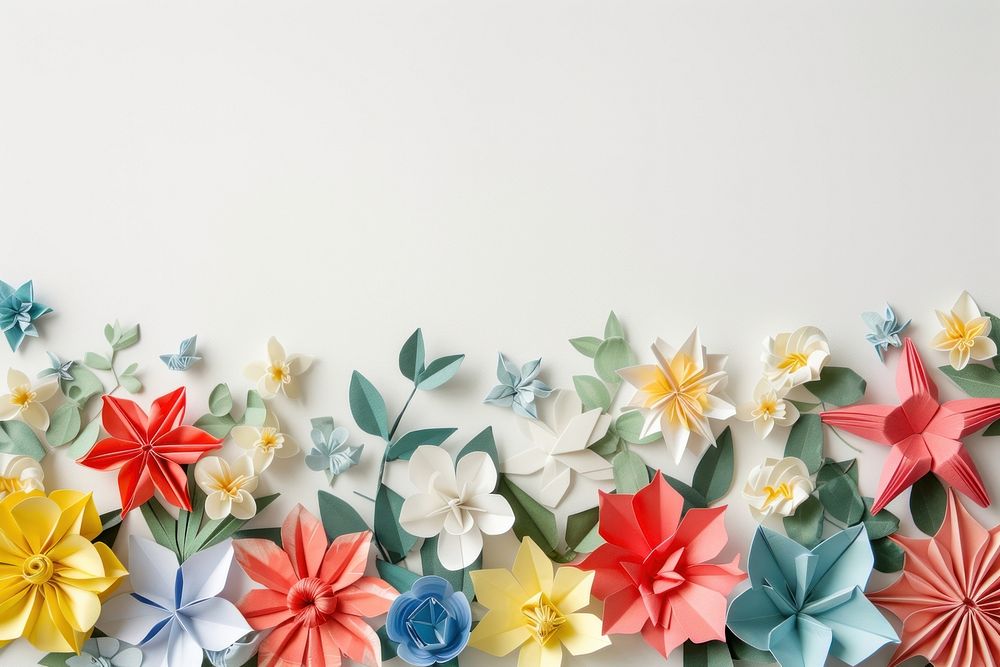 Spring floral border flower backgrounds | Premium Photo Illustration ...