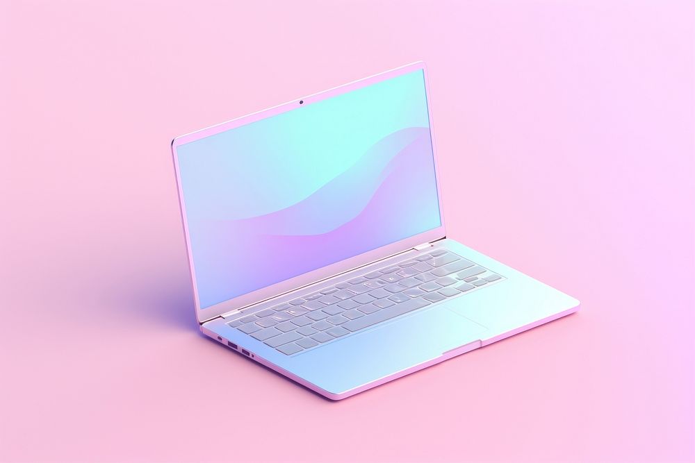 Laptop computer portability electronics. | Premium Photo Illustration ...