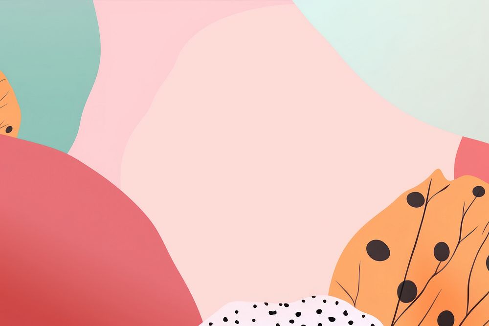 Nature border backgrounds pattern cartoon. | Premium Photo Illustration ...