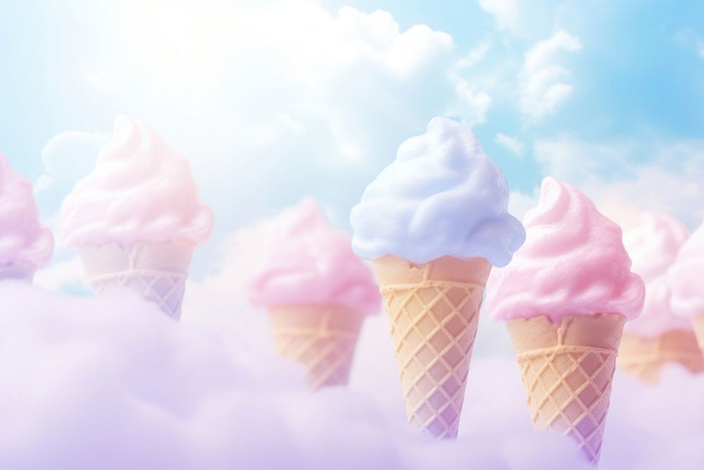 Ice cream background backgrounds dessert | Premium Photo Illustration ...