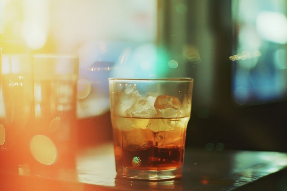 Coffee light leaks cocktail drink | Free Photo - rawpixel
