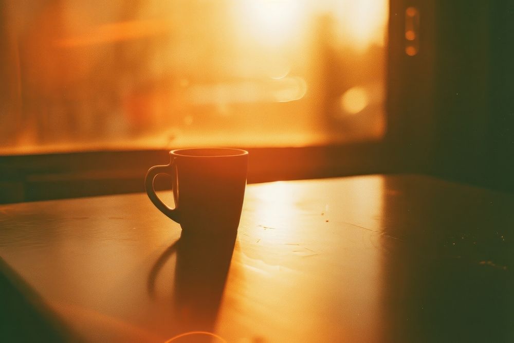 Coffee light leaks drink mug | Free Photo - rawpixel