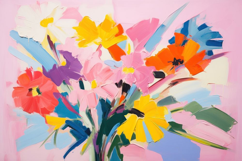 Flower painting plant art. | Free Photo Illustration - rawpixel