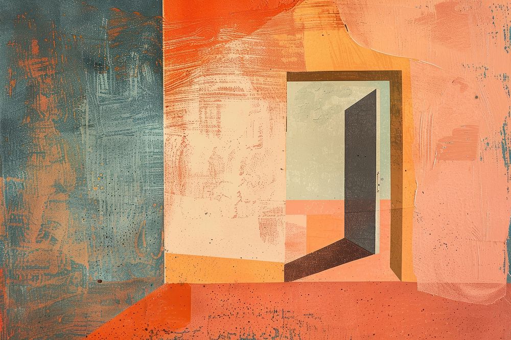 Open door painting drawing art. | Premium Photo Illustration - rawpixel
