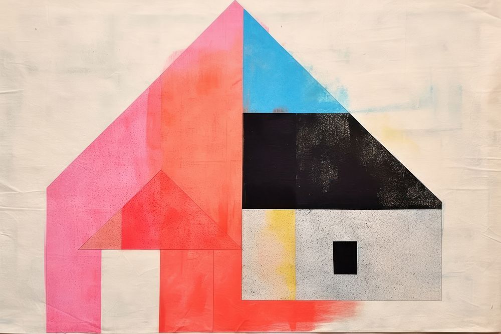 Geometry building art painting architecture | Free Photo Illustration ...