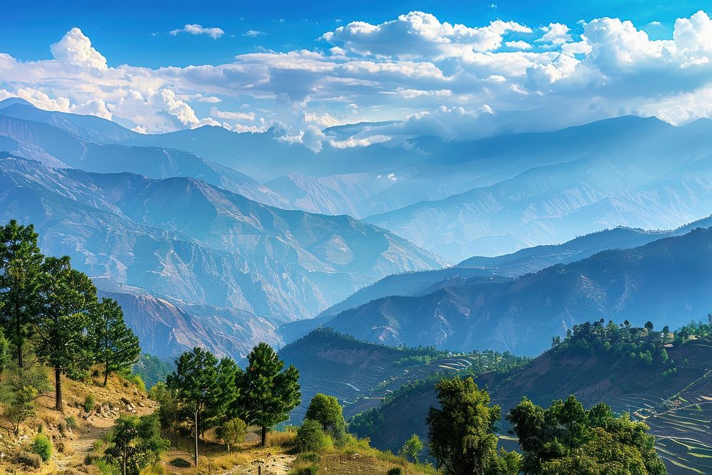 Beautiful Mountain ranges mountain wilderness | Premium Photo - rawpixel