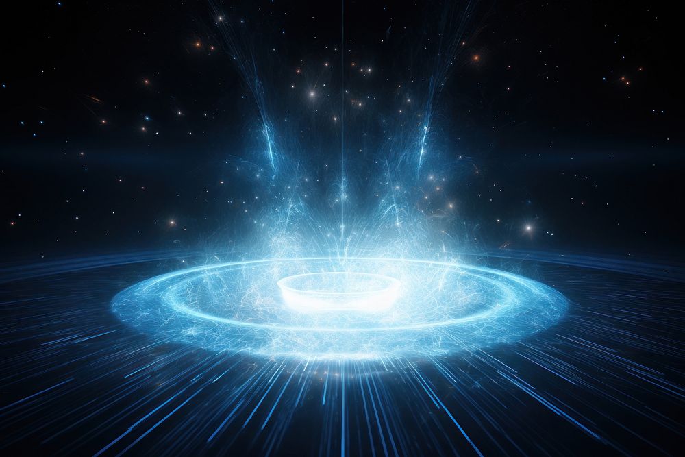 Light particle astronomy universe space. | Free Photo Illustration ...