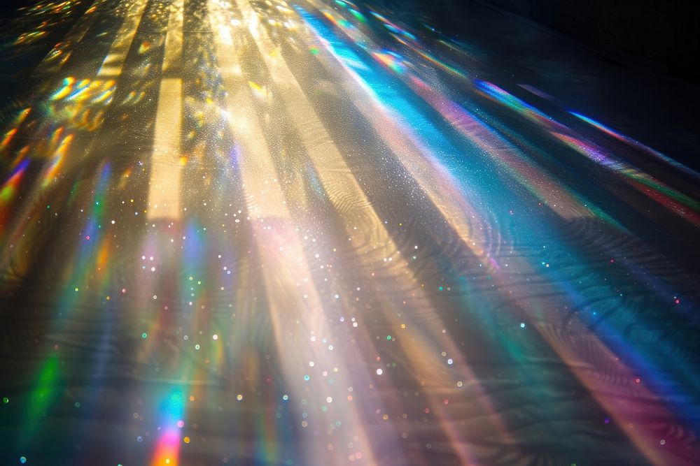 Transparent holographic glass sunlight reflections | Premium Photo ...