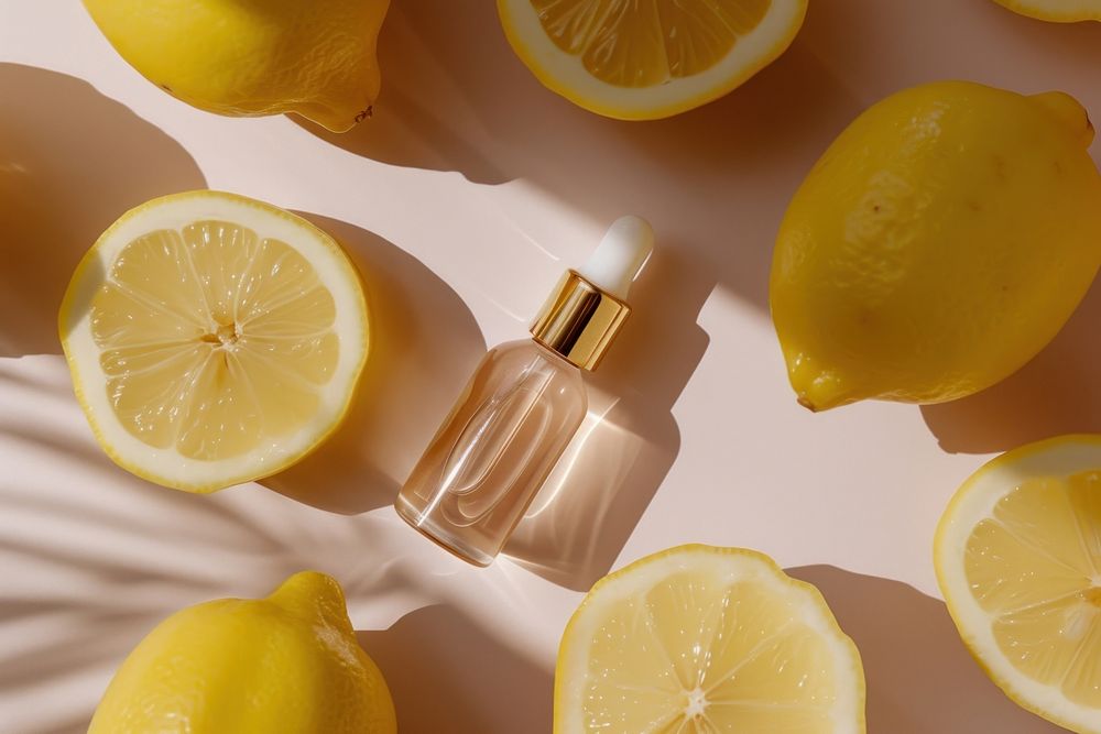 Serum lemon cosmetics perfume | Free Photo - rawpixel