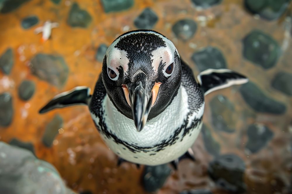 Penguin looking camera penguin animal | Premium Photo - rawpixel