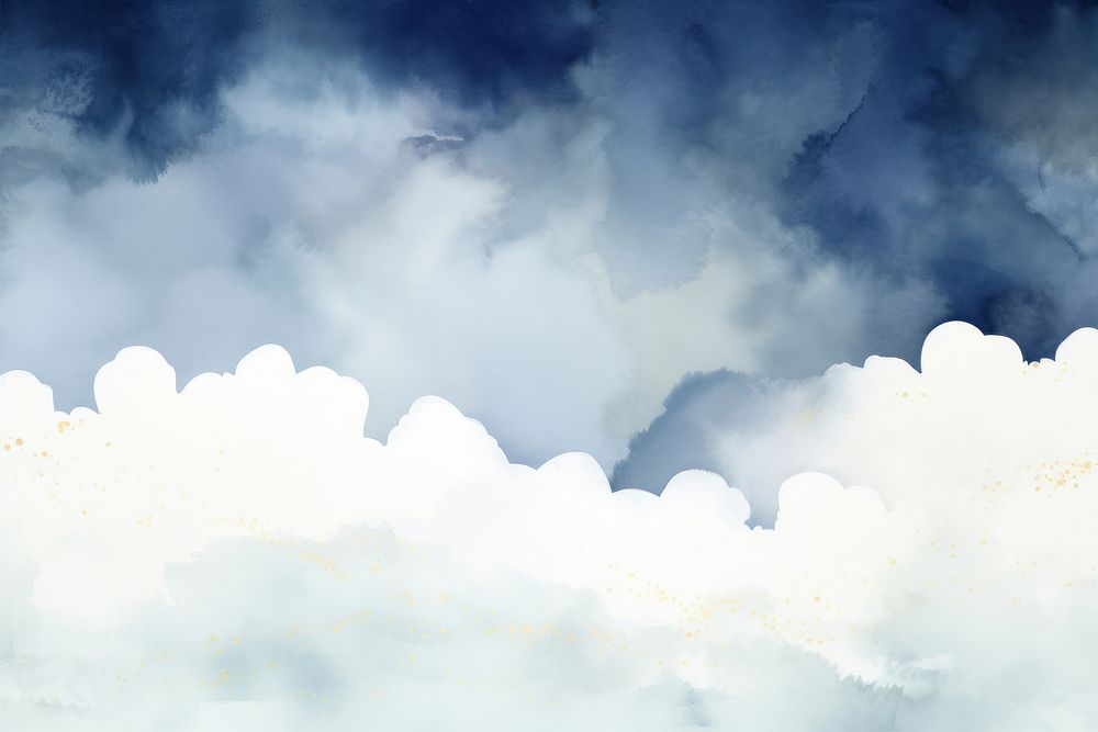 Cloud watercolor background backgrounds outdoors | Free Photo ...