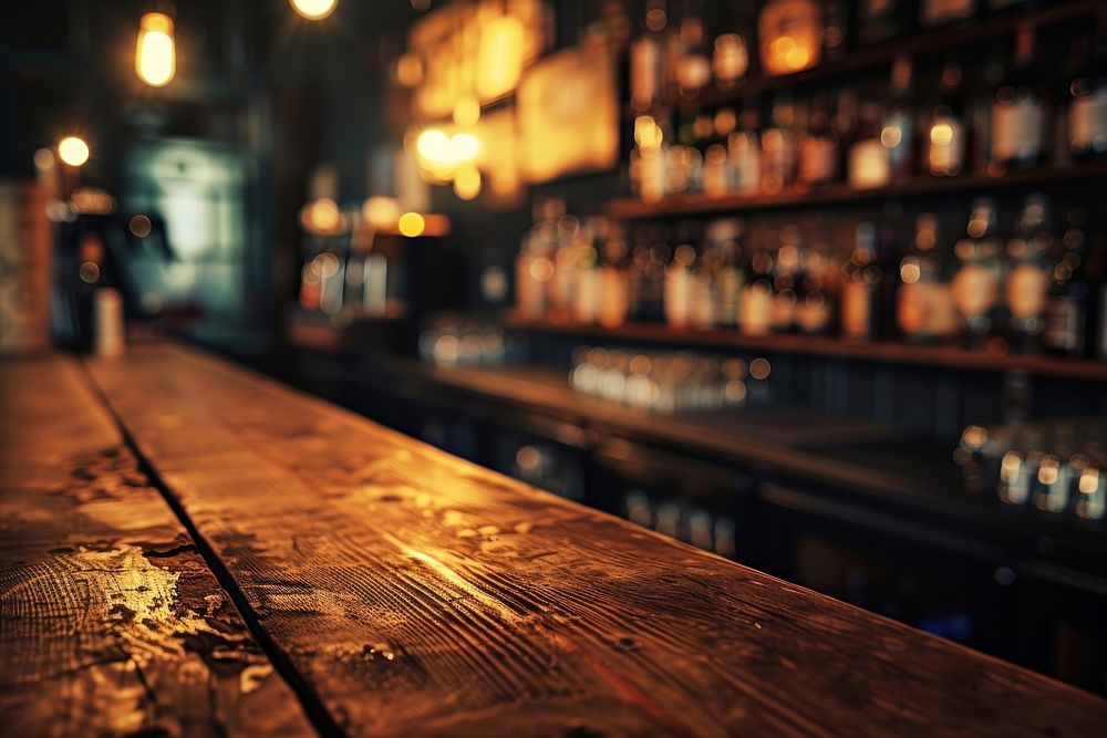 Vintage wood counter bar architecture | Free Photo - rawpixel