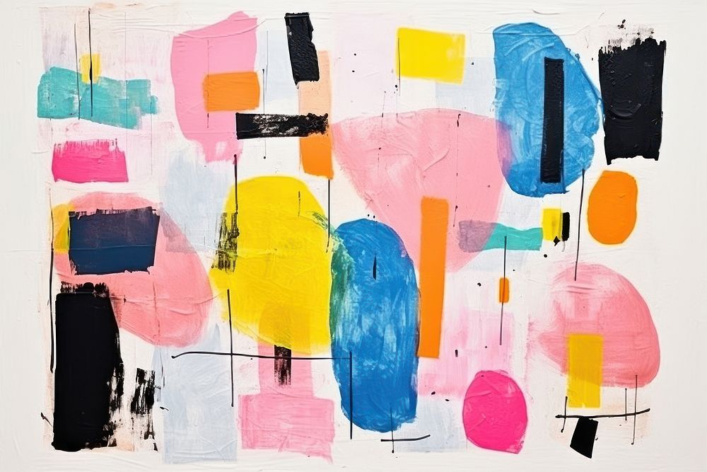 Minimal simple children art abstract | Premium Photo Illustration ...