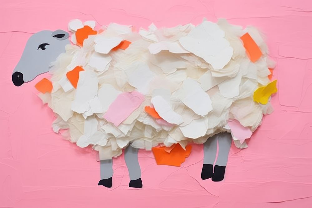 Minimal simple sheep art animal | Premium Photo Illustration - rawpixel