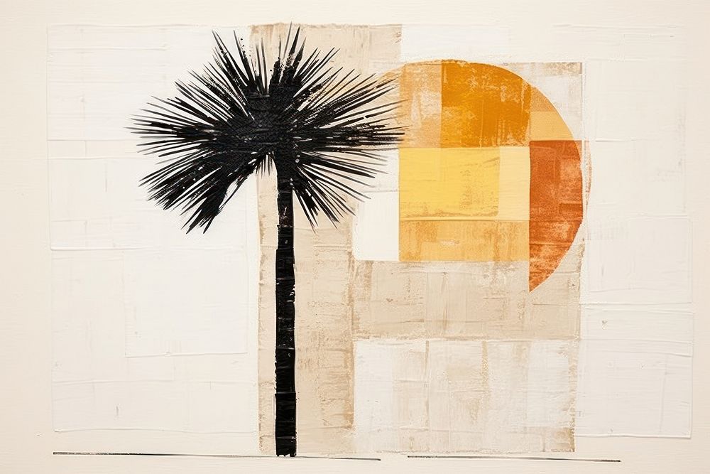 Minimal simple plam tree art | Premium Photo Illustration - rawpixel