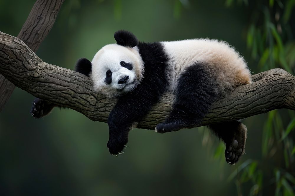 Panda wildlife animal mammal. | Free Photo - rawpixel