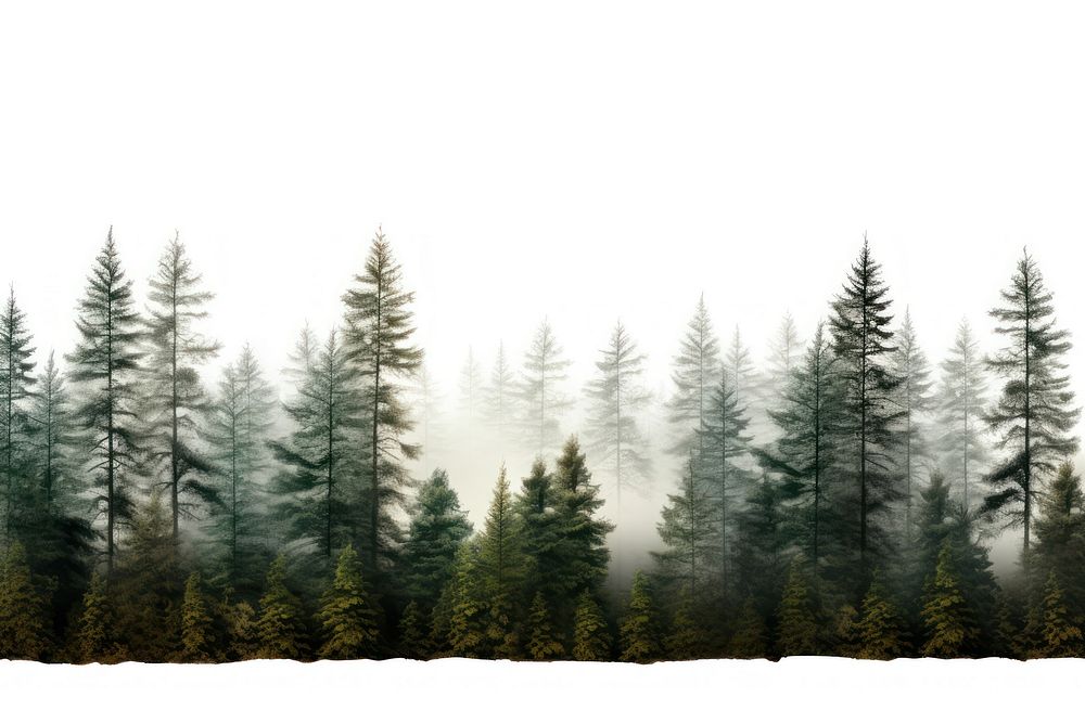 PNG Pine forest border outdoors | Premium Photo - rawpixel
