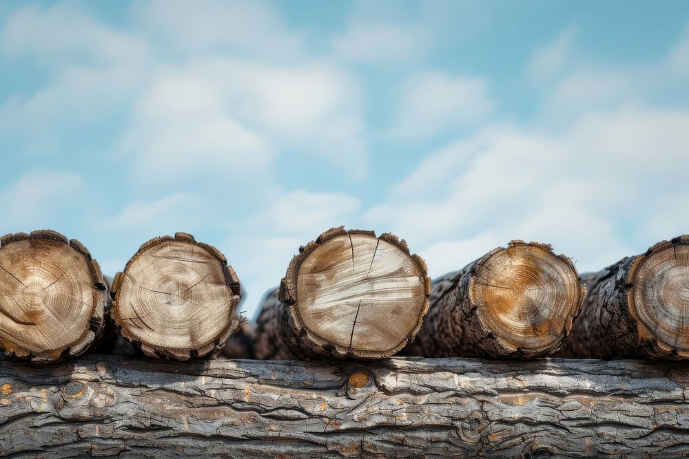 Timber wood log border lumber | Free Photo - rawpixel
