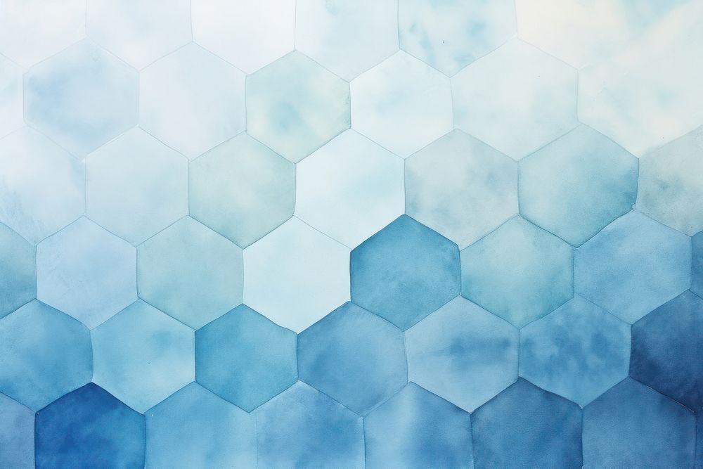 Blue hexagon backgrounds pattern texture. | Premium Photo Illustration ...