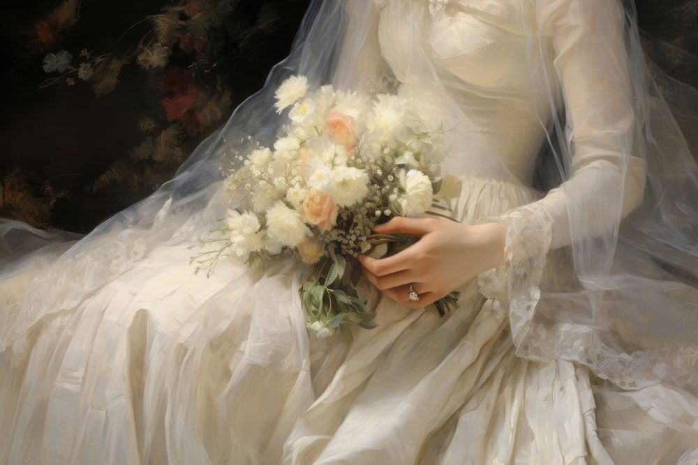 Bride hand and flower bouquet | Premium Photo Illustration - rawpixel