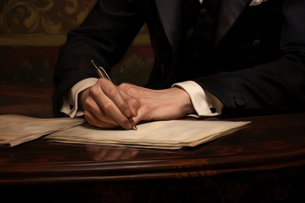 Signing contract writing adult pen. | Free Photo Illustration - rawpixel