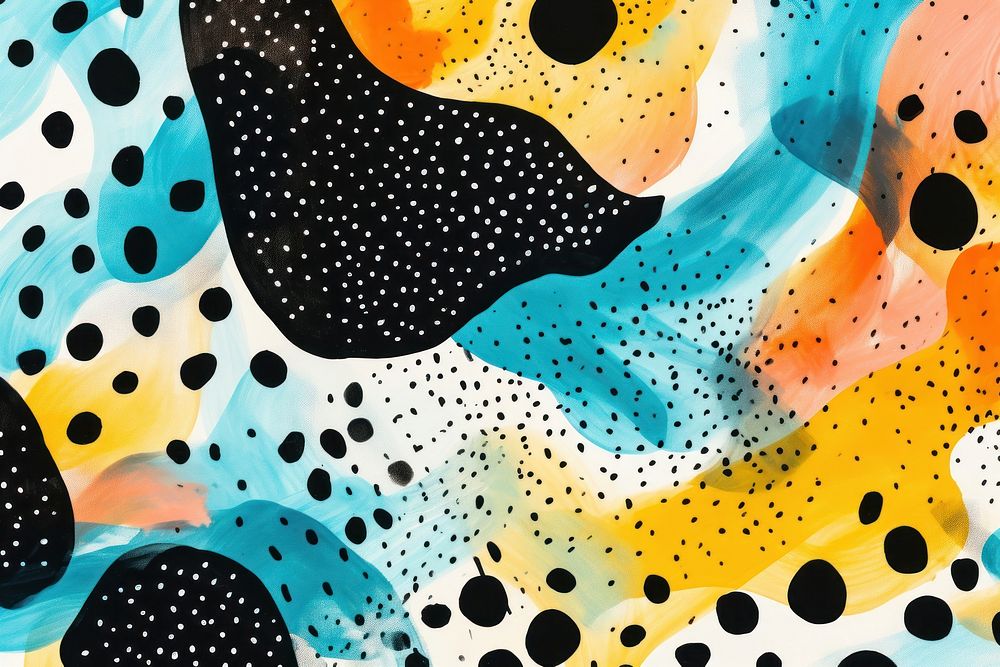 Memphis backgrounds abstract painting. | Premium Photo Illustration ...