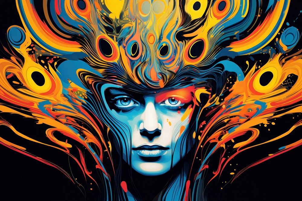 Portrait peacock human clothing style | Premium Photo Illustration ...