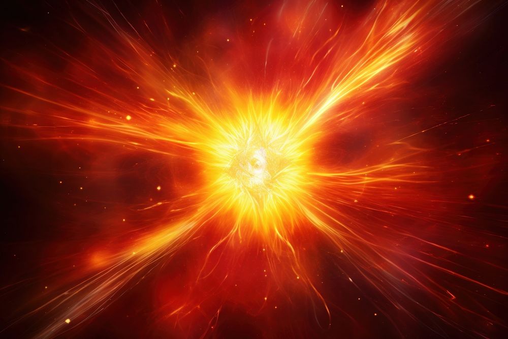Glowing star igniting abstract cosmic | Free Photo Illustration - rawpixel