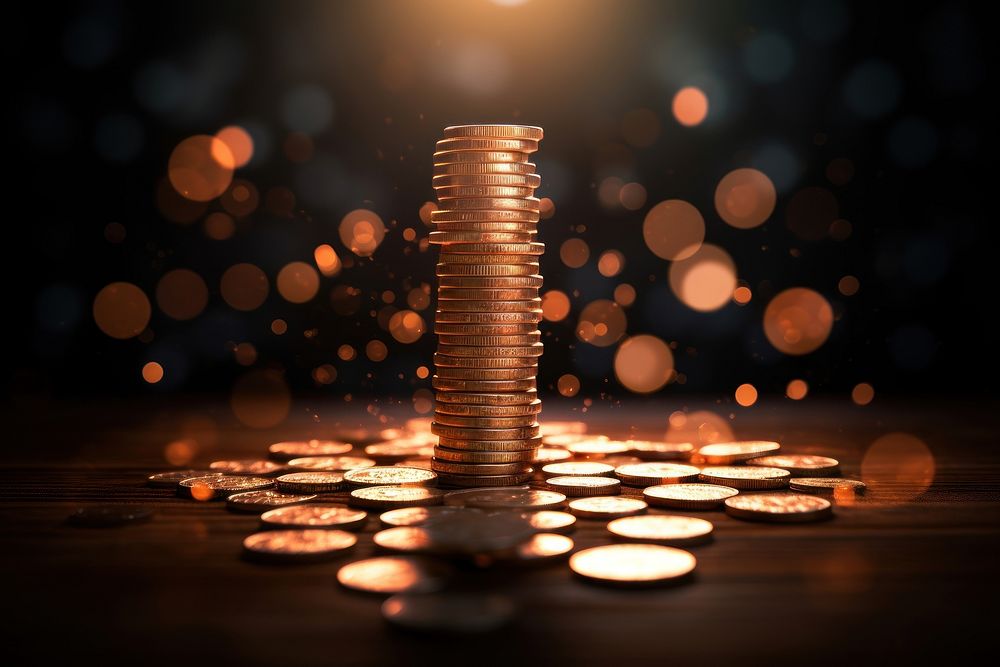 Build coin growth money night | Premium Photo - rawpixel