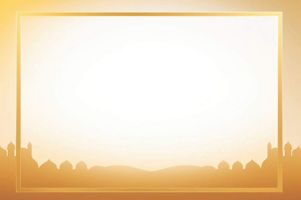 Islamic frame backgrounds outdoors gold. | Premium Photo Illustration ...
