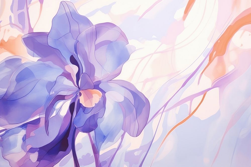 Geometric Orchid backgrounds abstract pattern. | Premium Photo ...