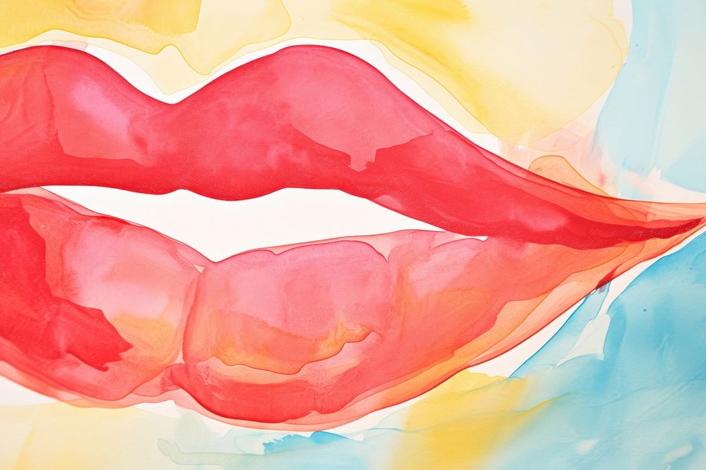 Lips backgrounds lipstick creativity. | Premium Photo Illustration ...