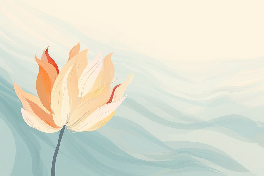 Minimal Lotus backgrounds flower plant. | Free Photo Illustration ...