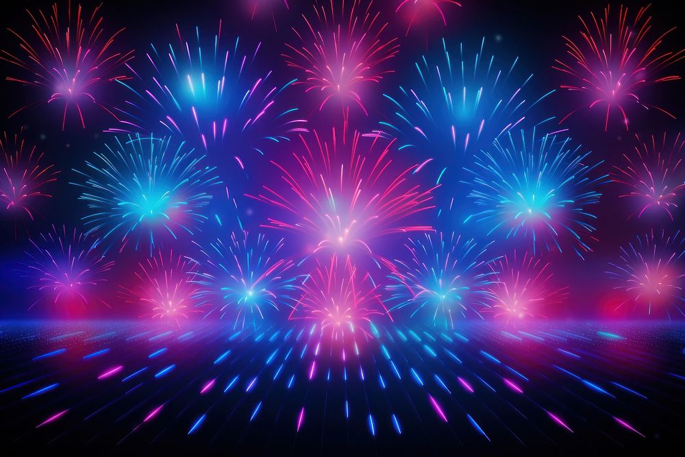 Retrowave fireworks backgrounds abstract purple. | Free Photo ...