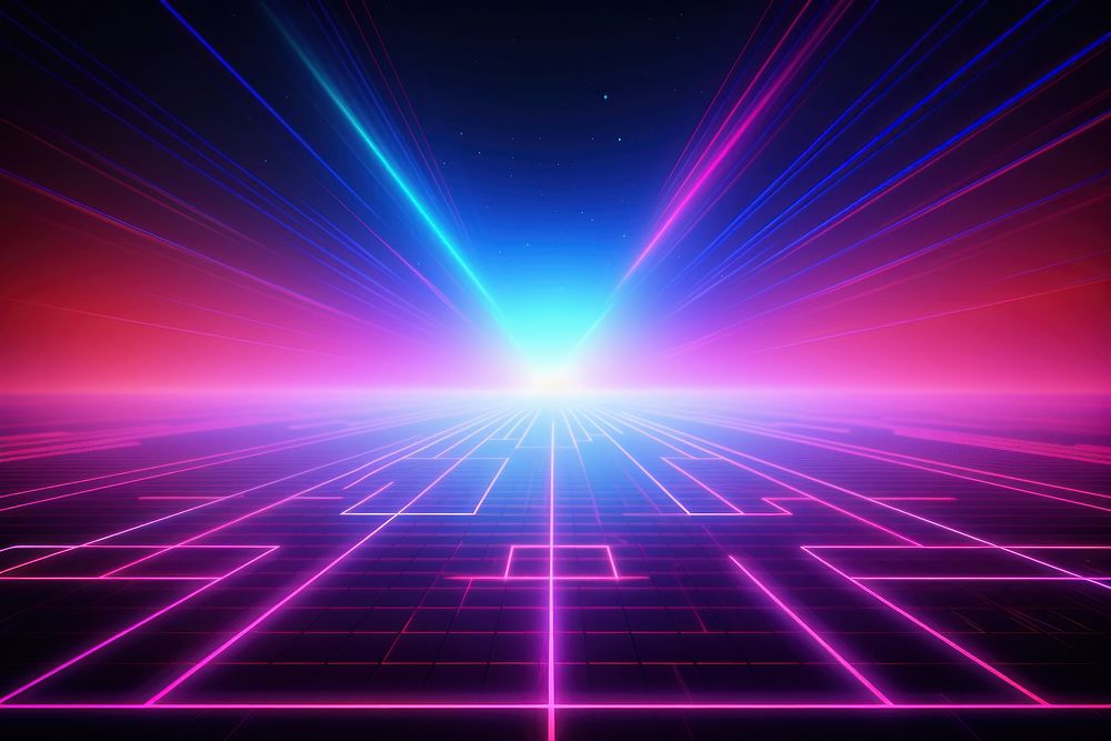 Retrowave game concept backgrounds abstract | Free Photo Illustration ...