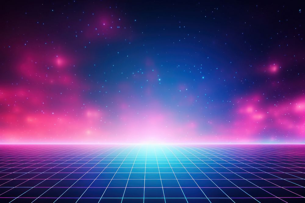 Retrowave galaxy sky backgrounds abstract. | Free Photo Illustration ...