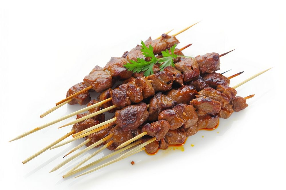 Beef satay grilling meat food. | Premium Photo - rawpixel