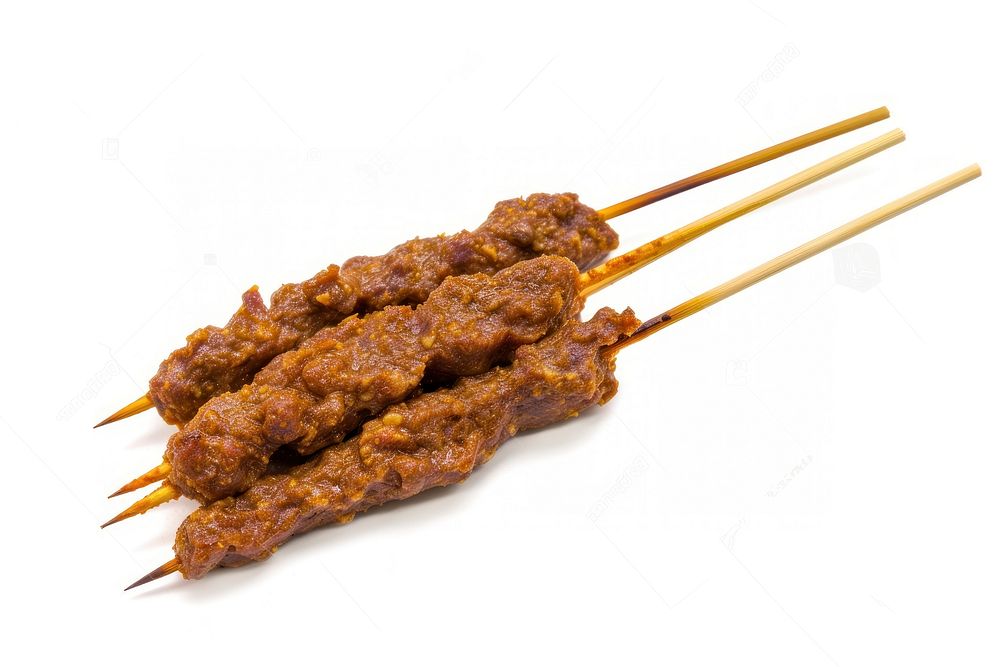 Beef satay meat food white | Premium Photo - rawpixel