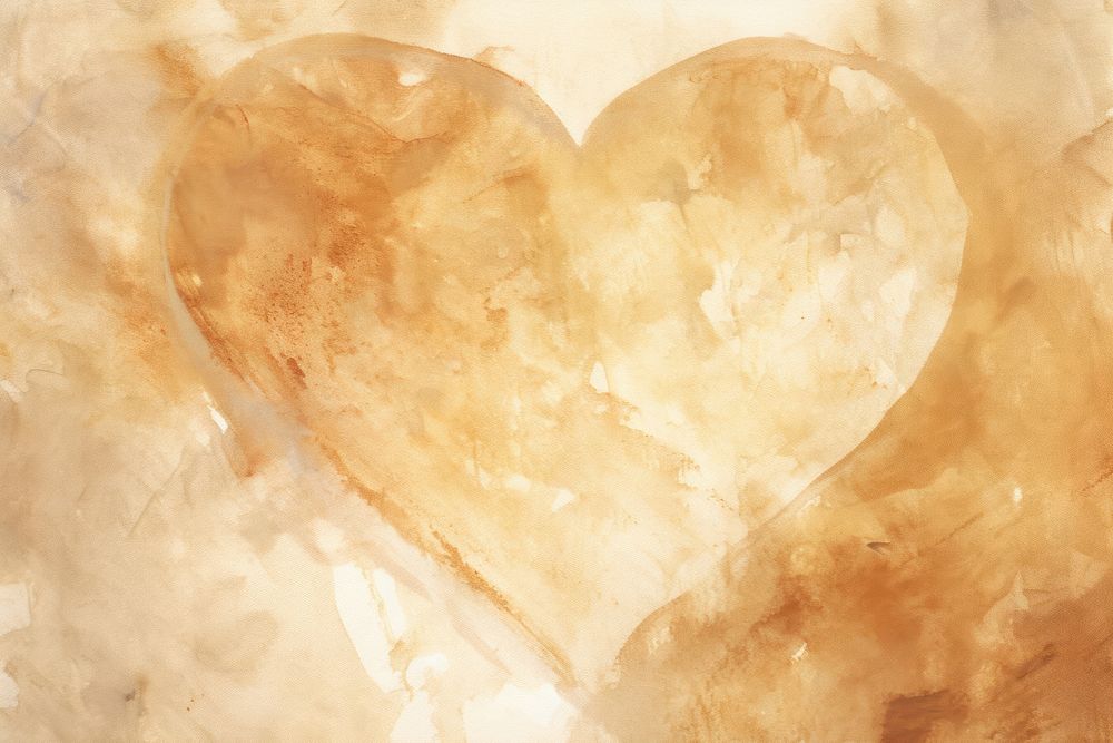 Heart watercolor background backgrounds painting | Free Photo ...