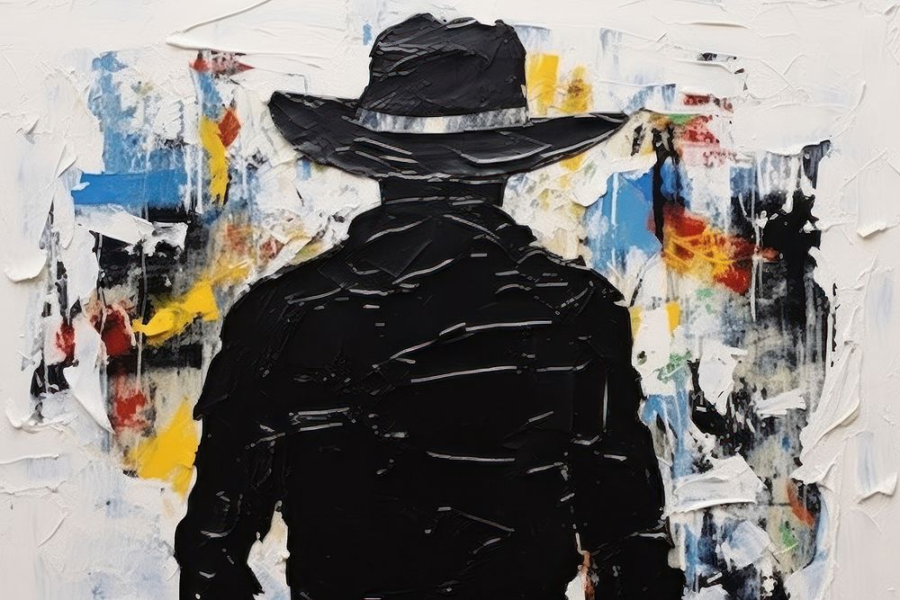 Cowboy art painting abstract. | Premium Photo Illustration - rawpixel