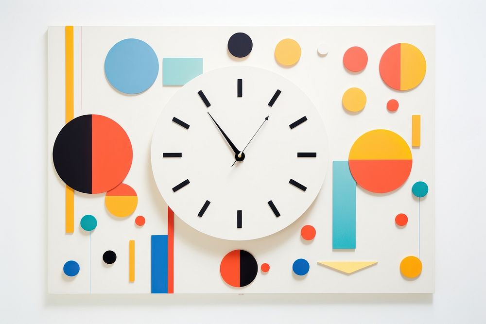 Clock creativity blackboard accuracy. | Premium Photo Illustration ...