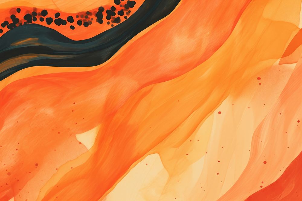 Papaya backgrounds abstract painting. | Premium Photo Illustration ...