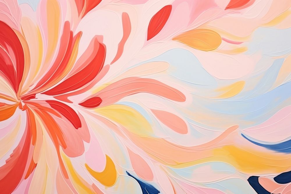 Spring flower backgrounds abstract painting. | Premium Photo ...
