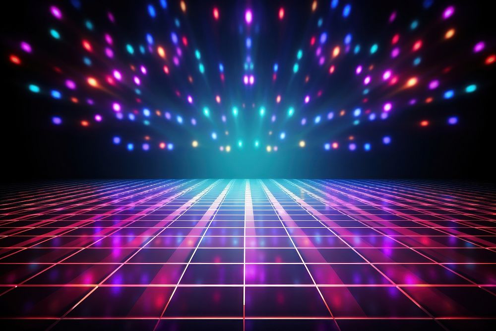Disco dancing floor background light | Premium Photo Illustration ...